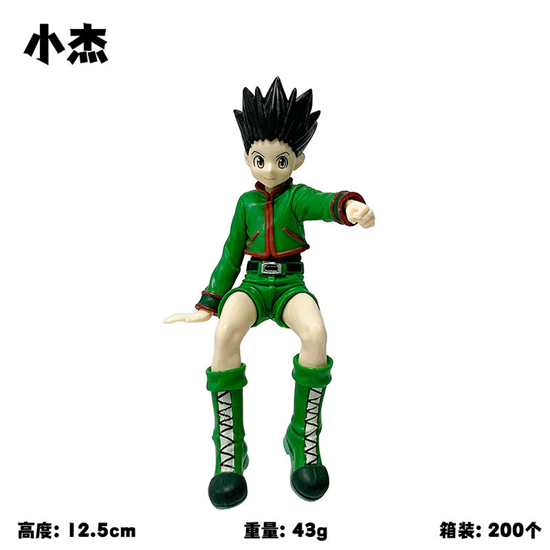 Фигурки Hunter x Hunter Гона, Киллуа, Хролло, Курапики, Каши и Сойла, украшения для моделей, устанавливаемые на автомобиль.