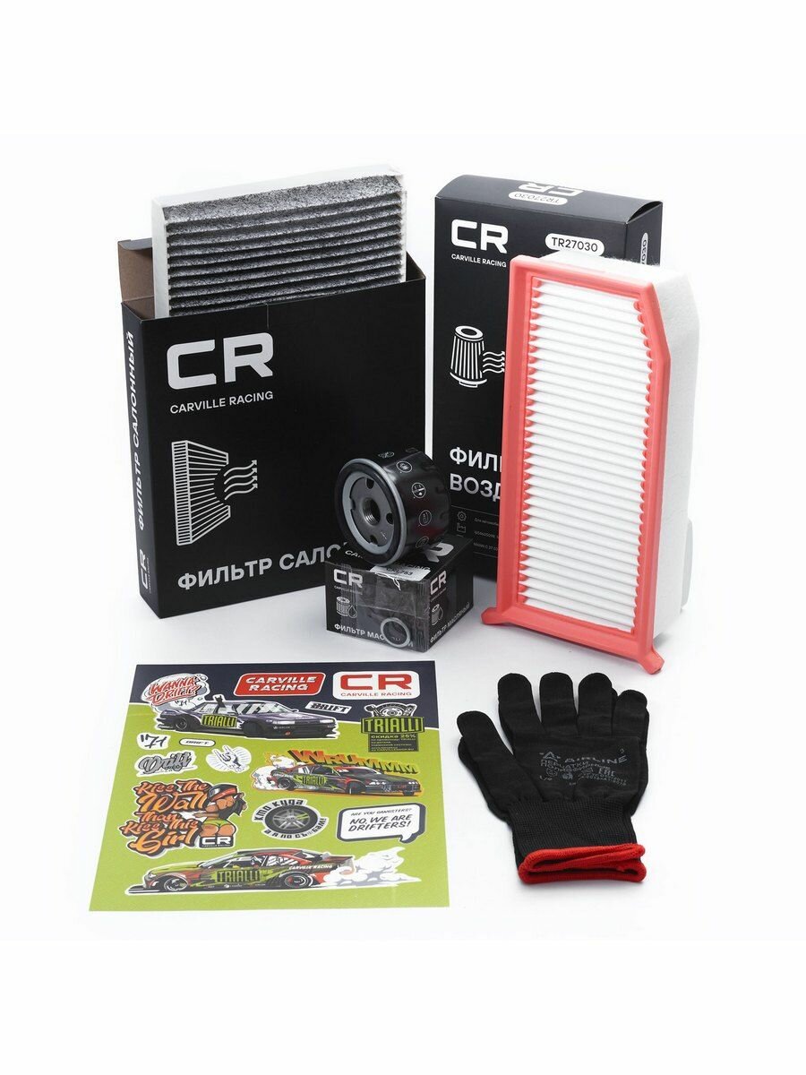 Комплект фильтров для а/м RENAULT Duster / Рено Дастер, Carville Racing CRKIT1011