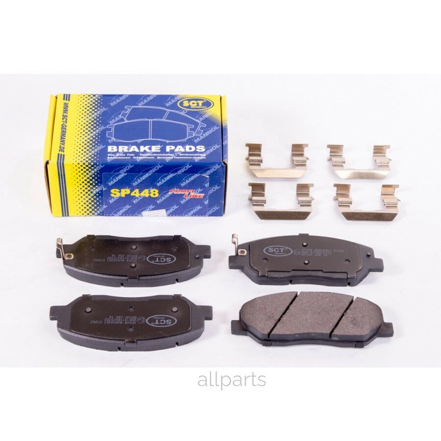 SCT GERMANY SP448 колод. торм. задн. HYU SANTA FE 05-/12-/HONDA CRV 12-/KIA SORENTO 09-/12-/SSANG ACTYON 12-