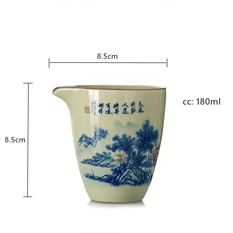 Керамический гайвань JINGDE TEA SET, глазурь "под трещины" B5