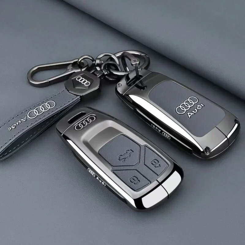 Чехол для ключа Audi gun grey ring