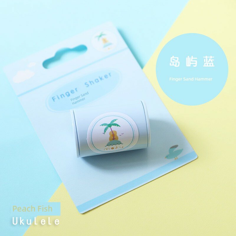 Укулеле-шейкер Taobao, островный синий песочный молоток, 10см, 25x5см