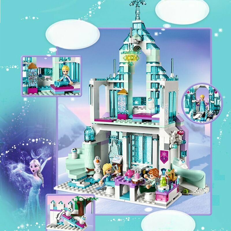Конструктор Ледяной замок Эльзы большой игровой набор