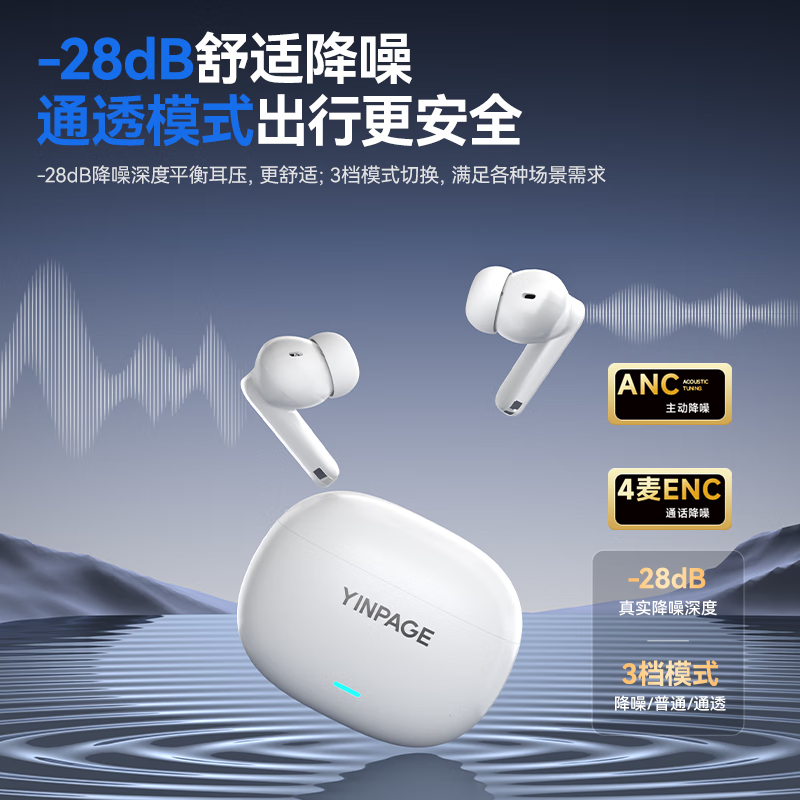 SoundPEATS Real 1 Pro True Wireless Bluetooth Earbuds with ANC Active Noise Cancelling, In-Ear Design for Sports, Gaming, Low Latency, High Sound Quality, Ultra-long Battery Life, Compatible with Appl