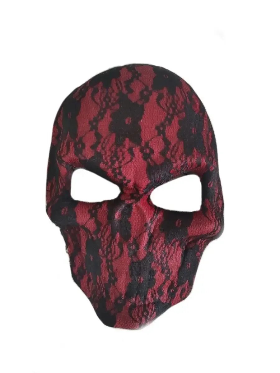 Маска Сфера "Череп", застежка-резинка, высота 25 см, декор пайетками