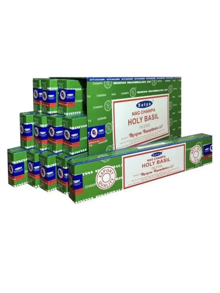 Благовония HOLY BASIL Священный базилик 12 шт по 15 г