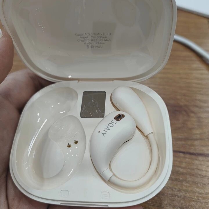 Беспроводные наушники Bluetooth с технологией воздушной костной проводимости для открытого уха, удобная посадка для