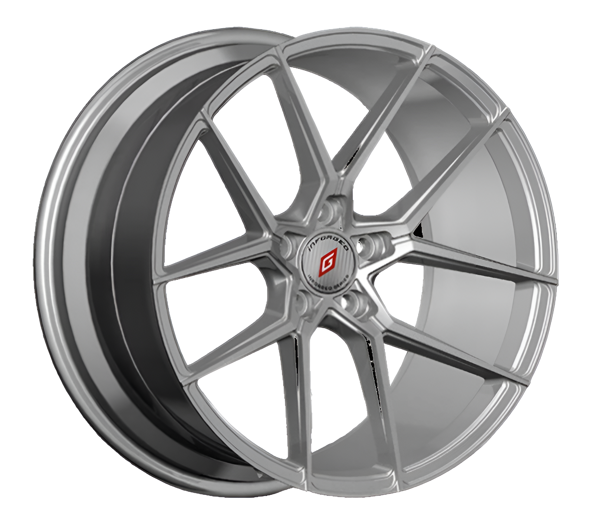 Диск колесный Inforged IFG39, для легковых авто, серебристый, 19", 8.5", 5 отверстий, 12,28 кг