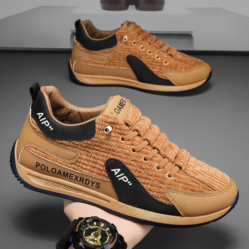 AIS Кроссовки Мужчины все Легкие Без шнуровки Холст