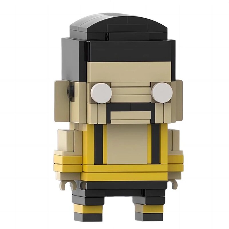 Bricklink MOC Mortal Kombat фигурка из блоков, 133pcs
