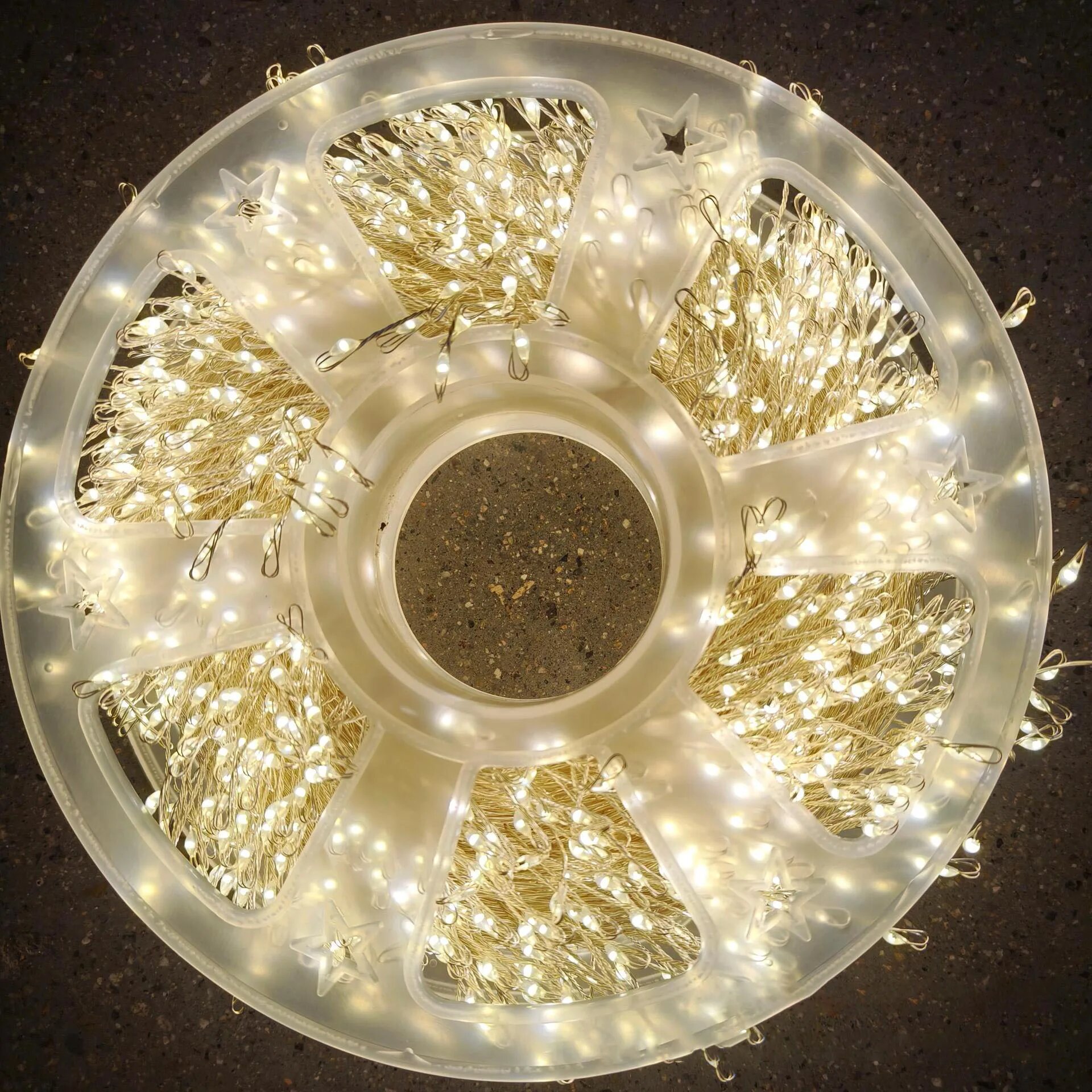 Гирлянда светодиодная 20м, 600 LED, Warm Light, EU Plug
