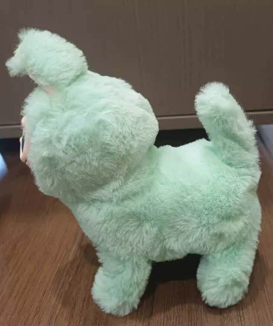 Милая и забавная абстрактная мягкая игрушка-собака из ткани, светящаяся абстрактная кукла в подарок. [Обновленная