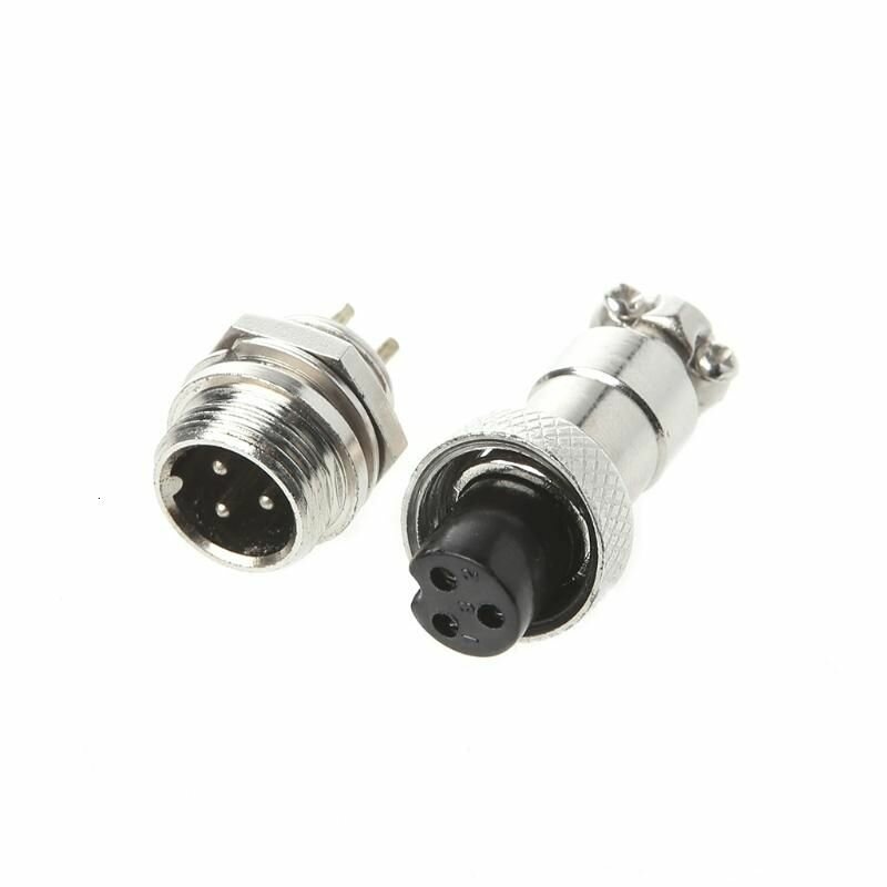 Разъём авиационный GX12 2-6 pin, 3P