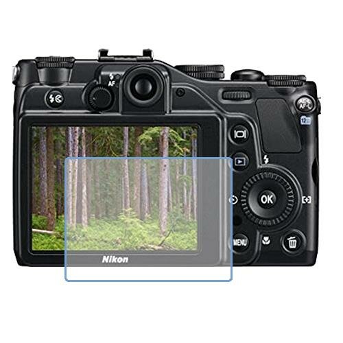 Скрин Мобайл защитный экран для фотоаппарата Nikon Coolpix P7000 из нано стекло 9H