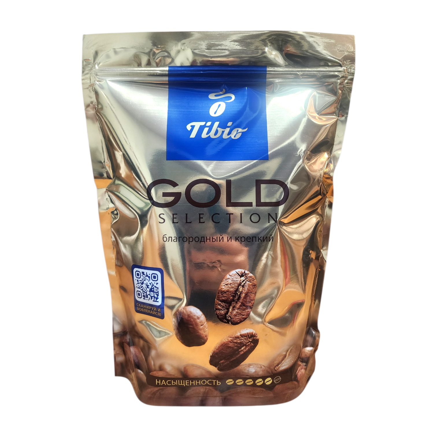 Кофе растворимый Чибио Голд (Tibio Gold Selection) сублимированный 285 грамм