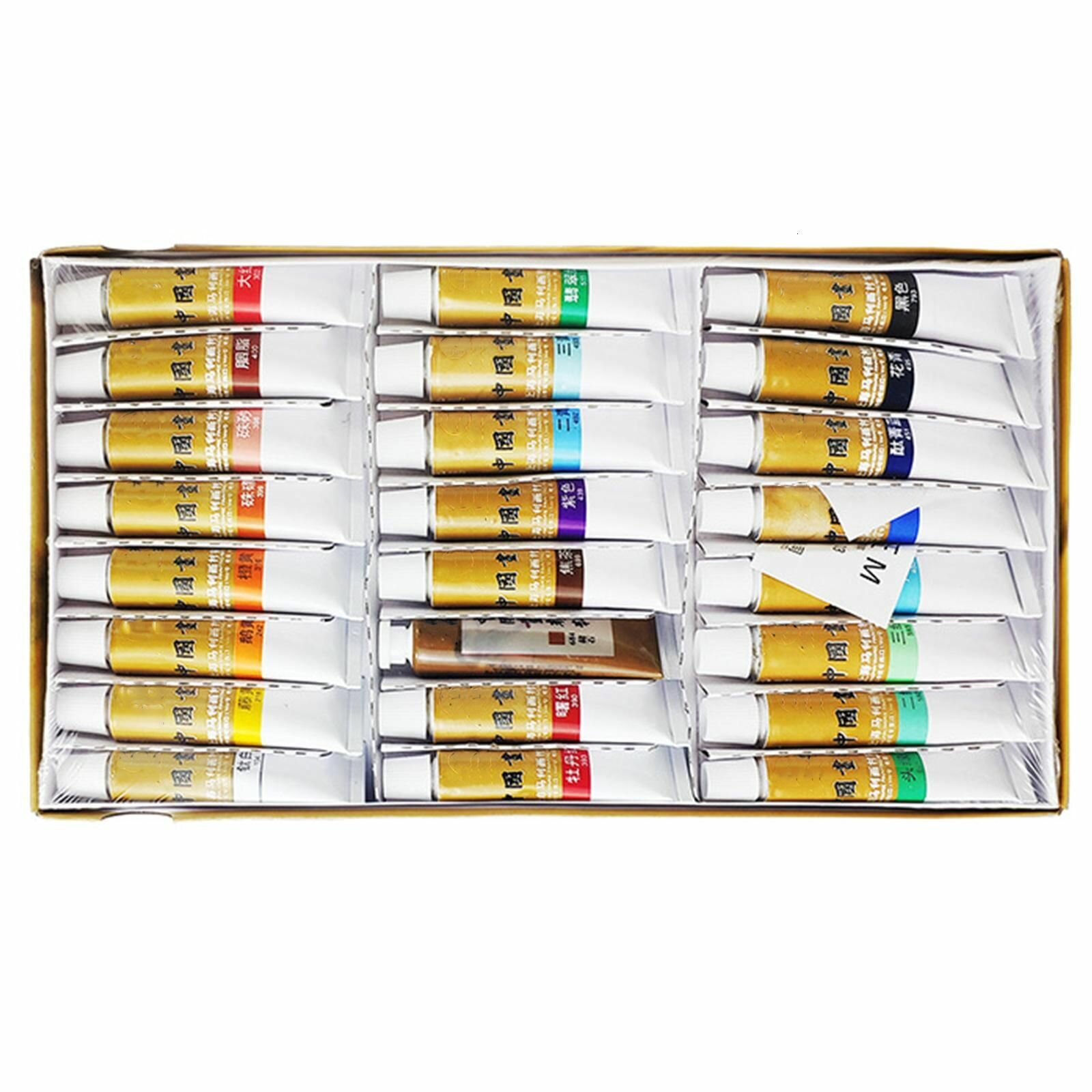 Краски акварельные китайские 5/12 мл, 24цвета12 мл