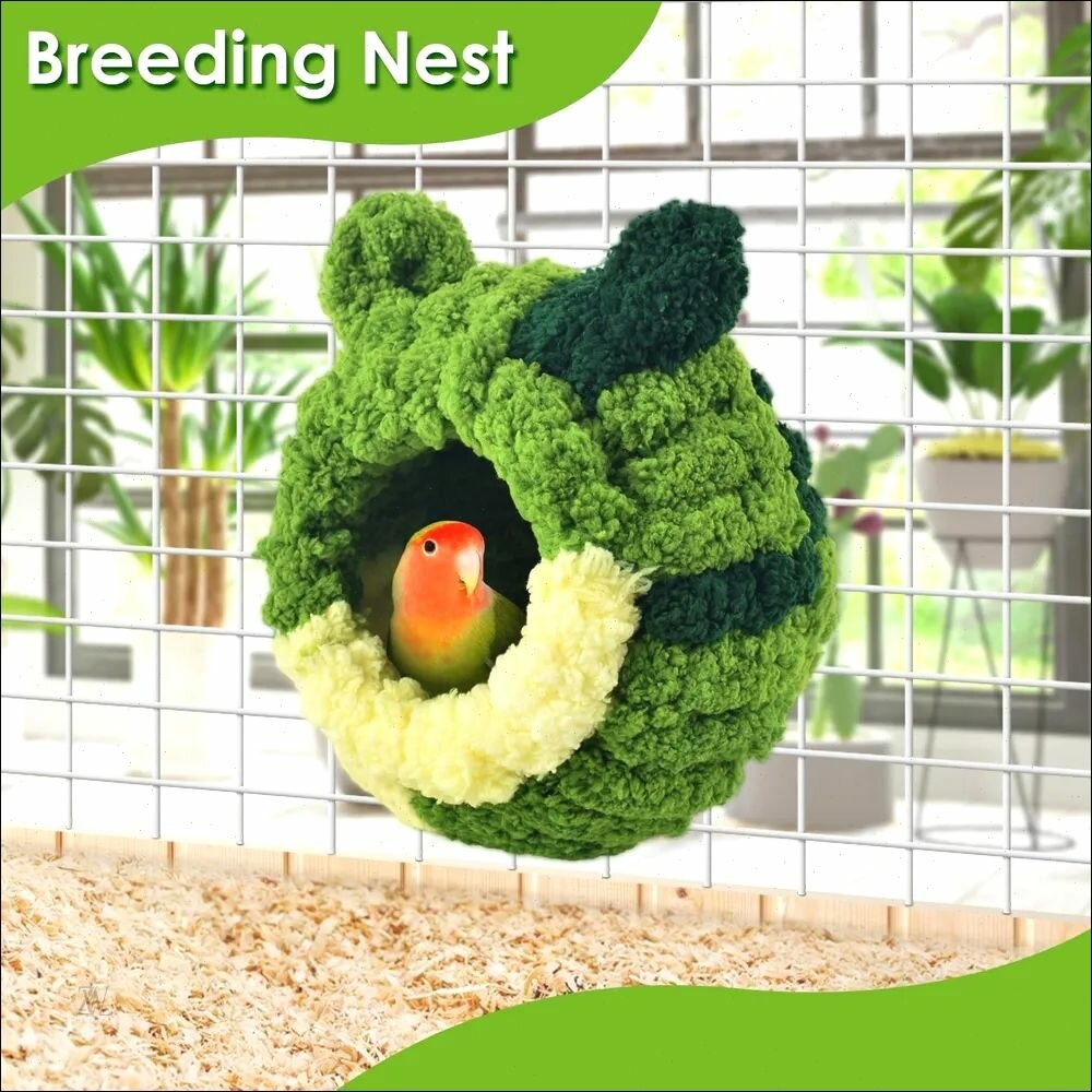 Теплое плюшевое птичье гнездо для попугая, осенне-зимняя клетка, клетка разведения мелких животных, кровать отдыха, волнистые попугайчики