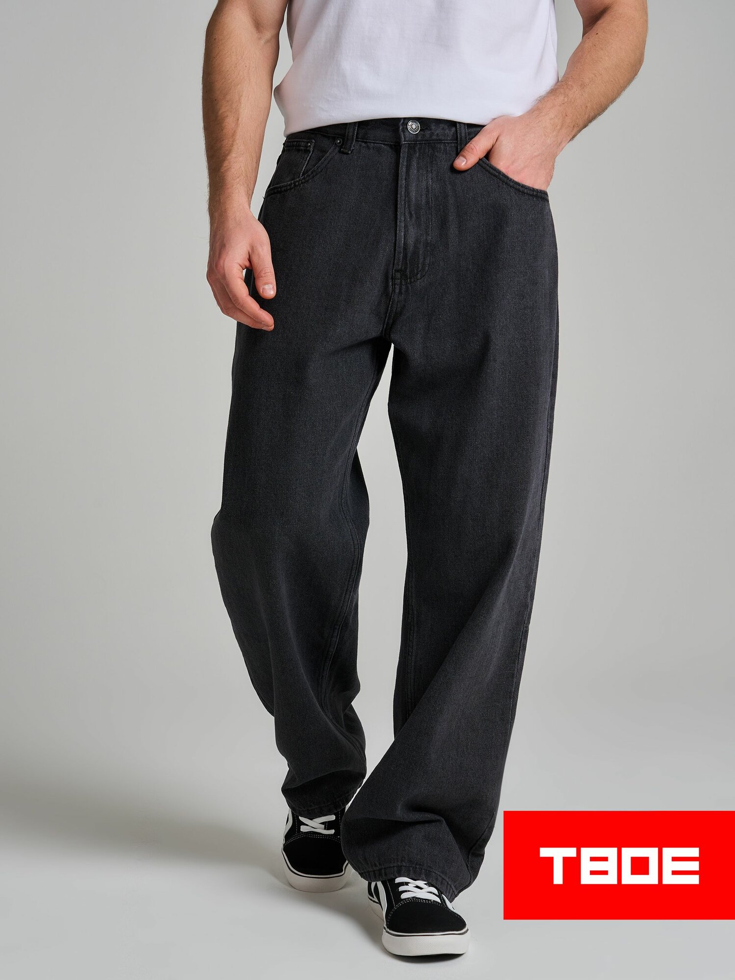 Джинсы багги 