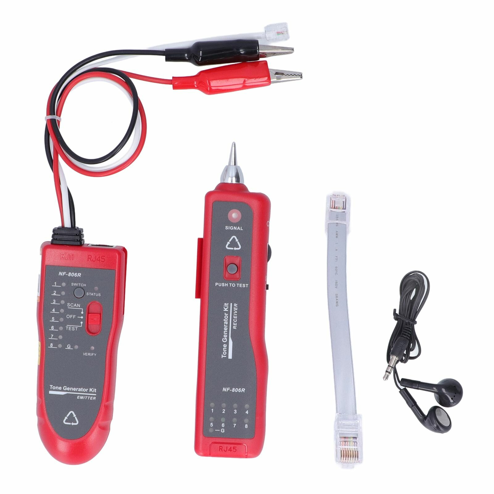 NF 806R Line Finder POE Противоожоговой тестер сетевых кабелей для телекоммуникационных линий на открытом воздухе