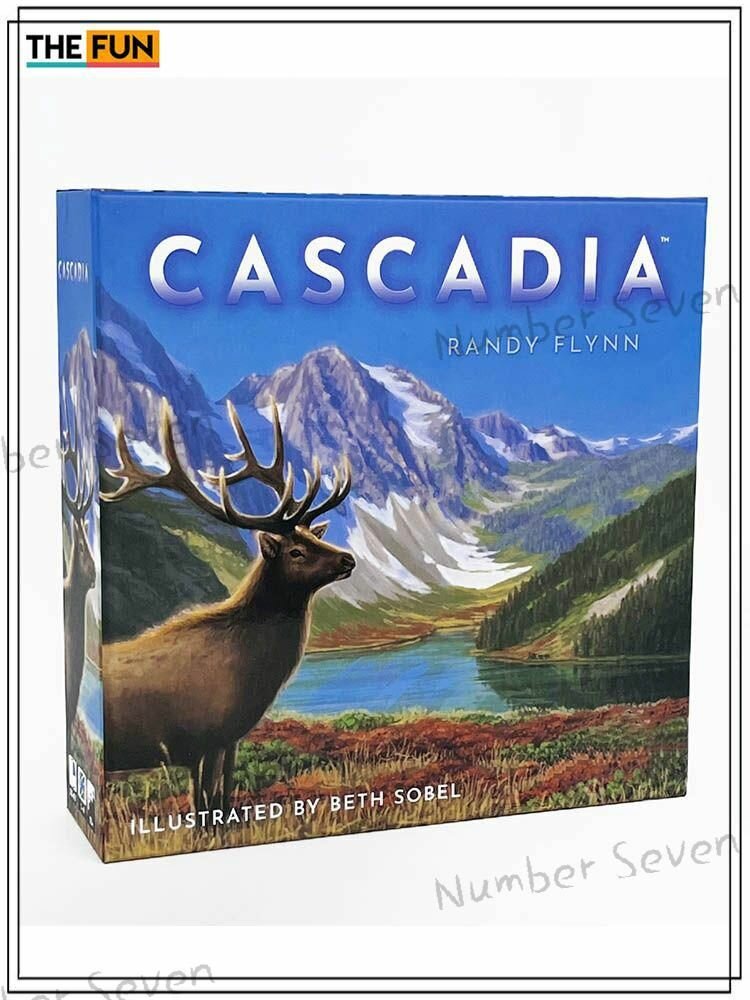 Настольная карточная игра Настольная Cascadia Игра (Карточная) Новая версия игры