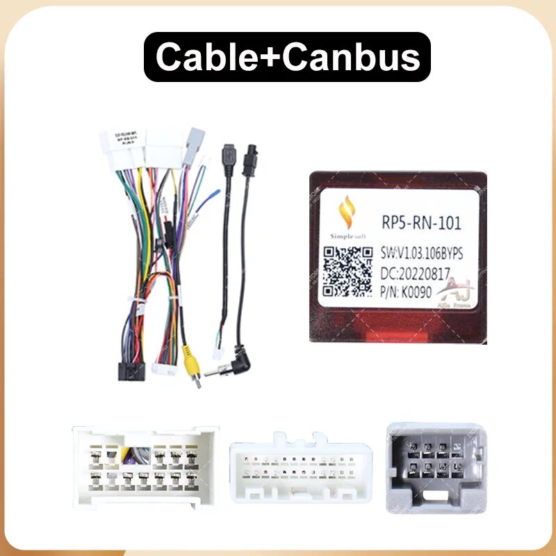 RP5-RN-101 Canbus Box для Renault Captur Clio Sandero Logan Duster Kwid Kangoo Dokker Dacia witch Кабель-адаптер Жгут проводов Cable 1 Canbus