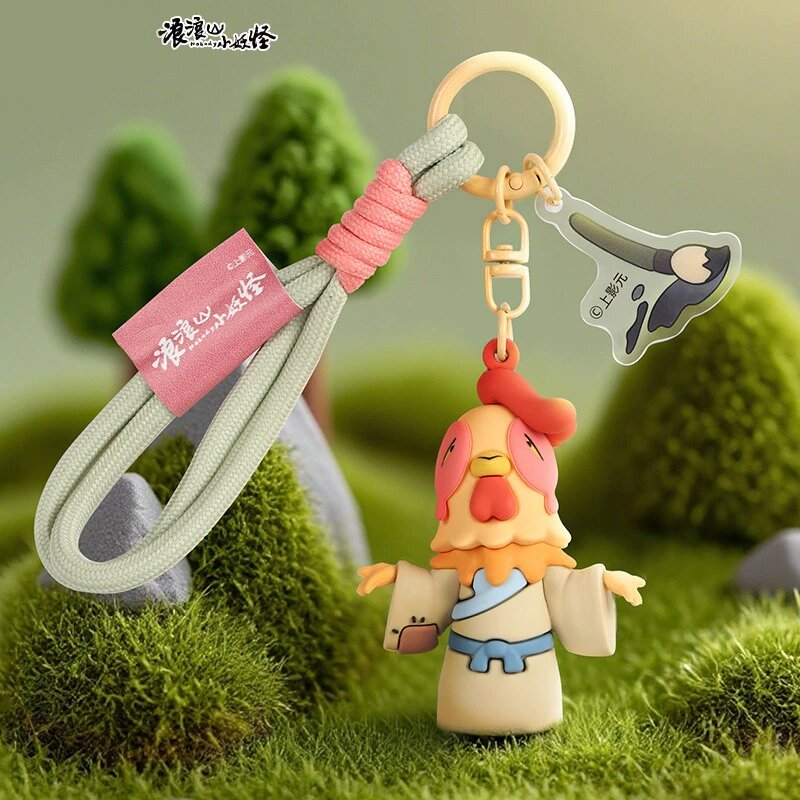 Оригинальный плюшевый брелок-монстрик Лангланг Монстрчик-Поросенок, новая кукла, подвеска для рюкзака, подарок