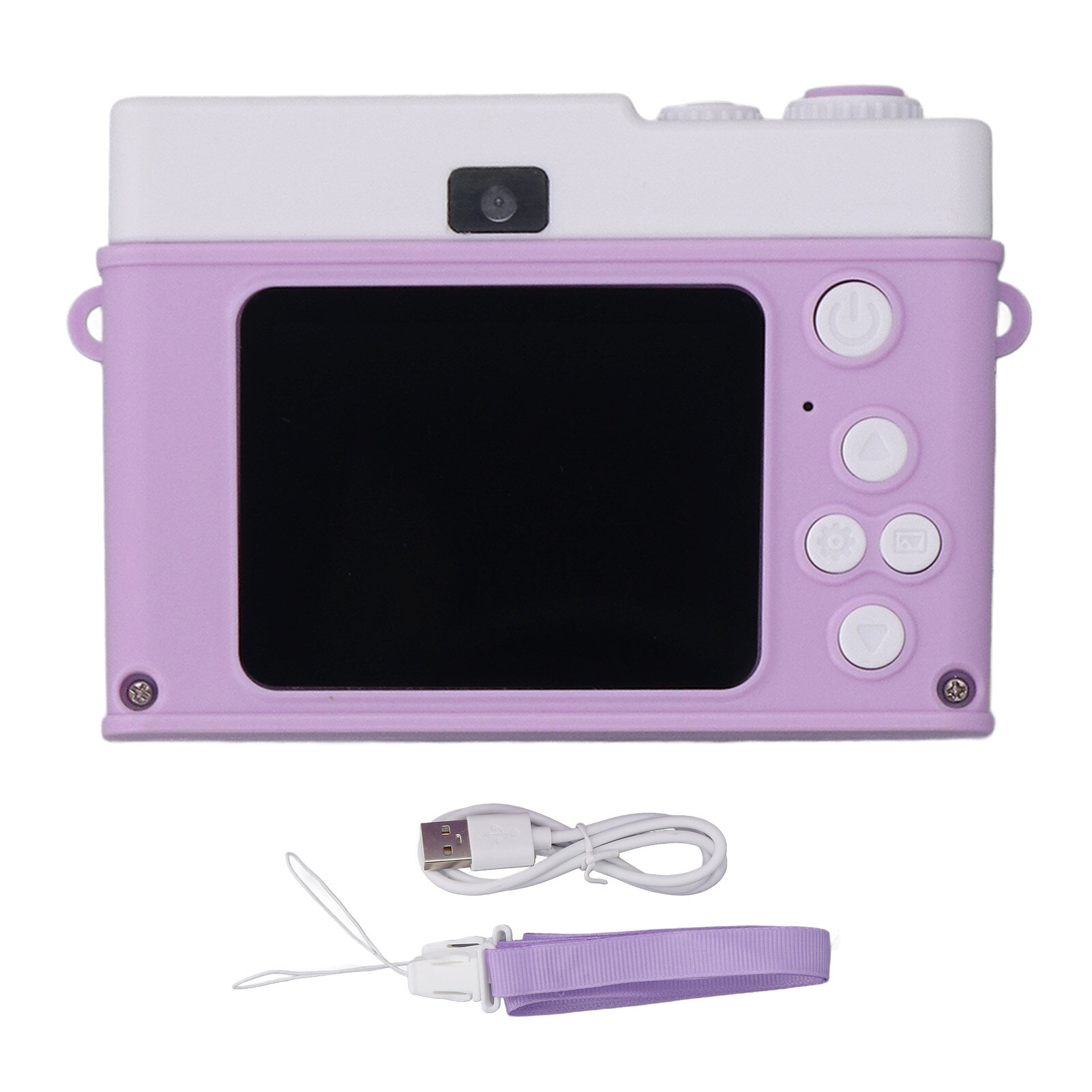 Цифровая камера с MP3 -плеерами игры заполнить Light 1080p 48MP HD 2,0 -дюймовый цвет TFT Color Antive Shake 800mah 8x цифровой Zoom Camera для Travel Violet