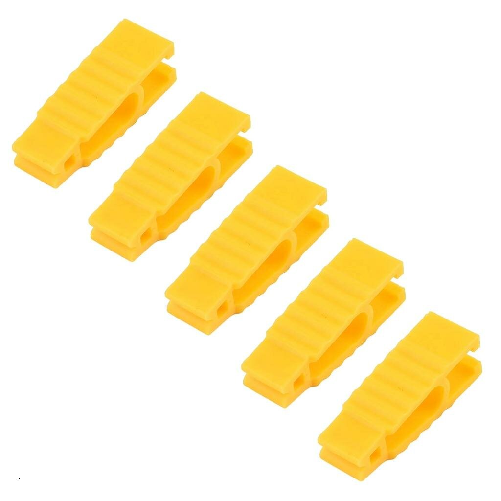 5 автомобильных зажимов для извлечения вставных предохранителей-желтый