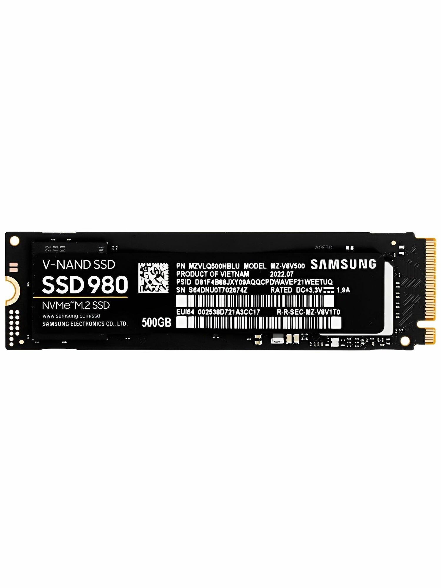 Ssd накопитель m2 samsung 980