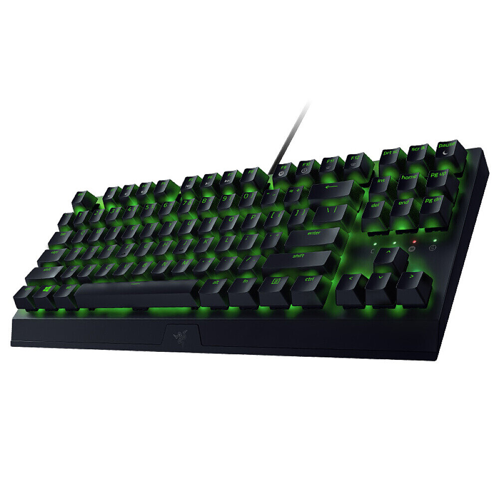 Механическая клавиатура Razer BlackWidow X Tenkeyless для гейминга проводная 87 клавиш эспортивная с зелеными механическими переключателями Razer Green Switch N-key rollover длина кабеля approx. 2m размер approx. 36.2*15.5*4.1cm вес approx. 850g