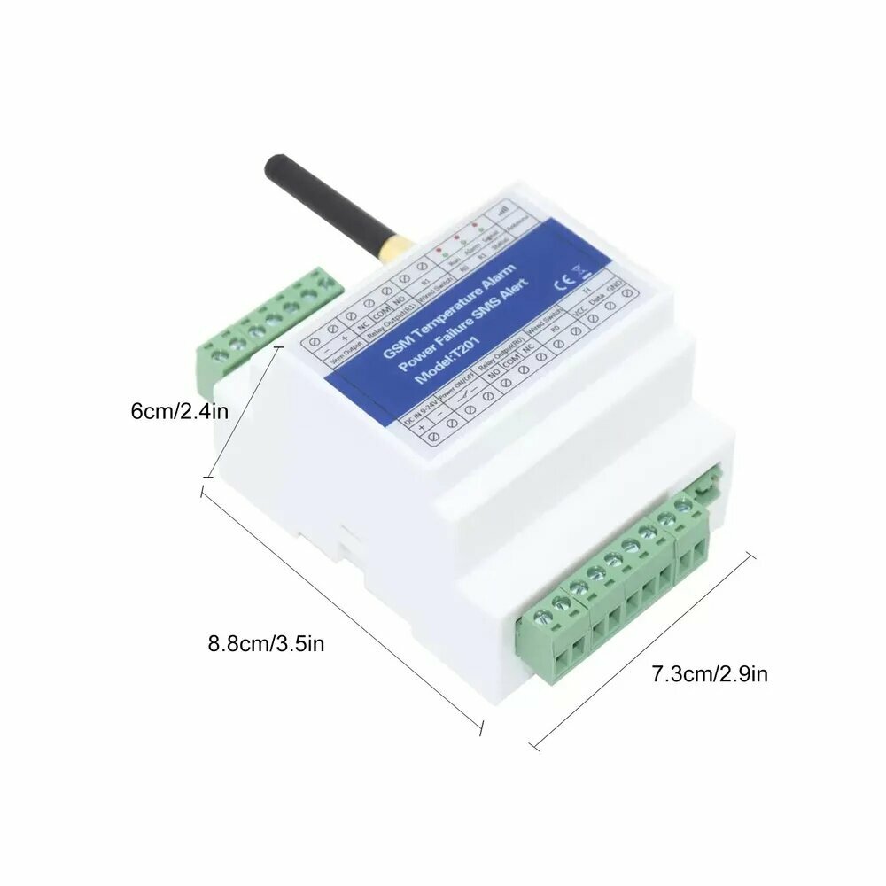 GSM Реле Температуры, Надежный, Для Контроля Энергоснабжения и Температурного Аларма