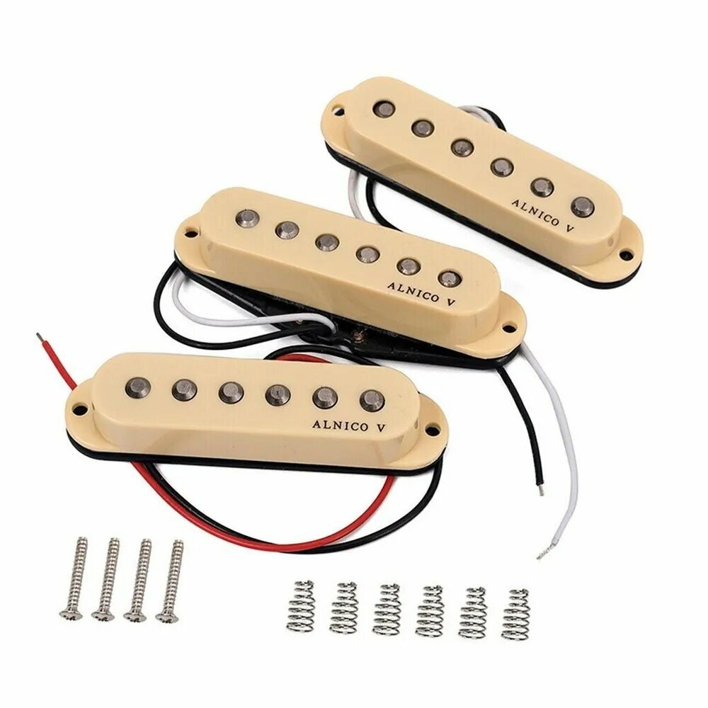 Комплект звукоснимателей для гитары Hand Wound Alnico V SSS для St Guitar Single Coil USA