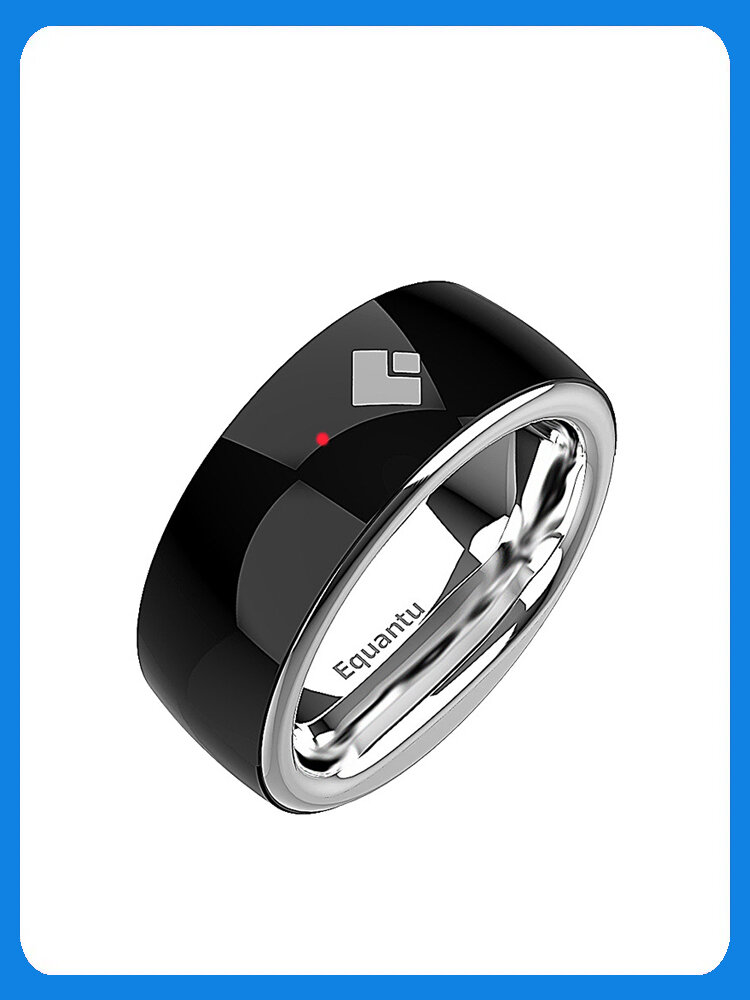 Четки электронные мусульманские, счетчик молитв автоматический подсчет, смарт кольцо для тасбиха, Smart Tasbeeh Ring,21.4mm, черный