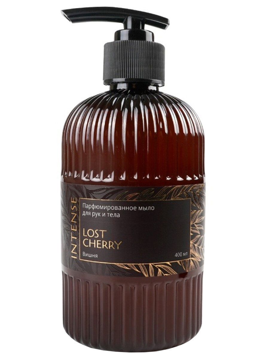 Жидкое мыло Парфюмированное Clean&Green Intense Lost cherry Вишня 400мл дозатор