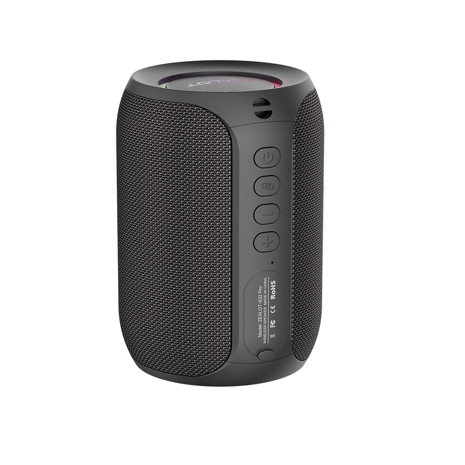 ZEALOT S32Pro Портативный беспроводной колонка с технологией BT 5.2 IPX5 Водонепроницаемая колонка HiFi Звук МИК AUX TF Карта USB Набор для открытом воздухе Беспроводная колонка Длинное время работы Компактная и портативная Для вечеринки Черный Синий