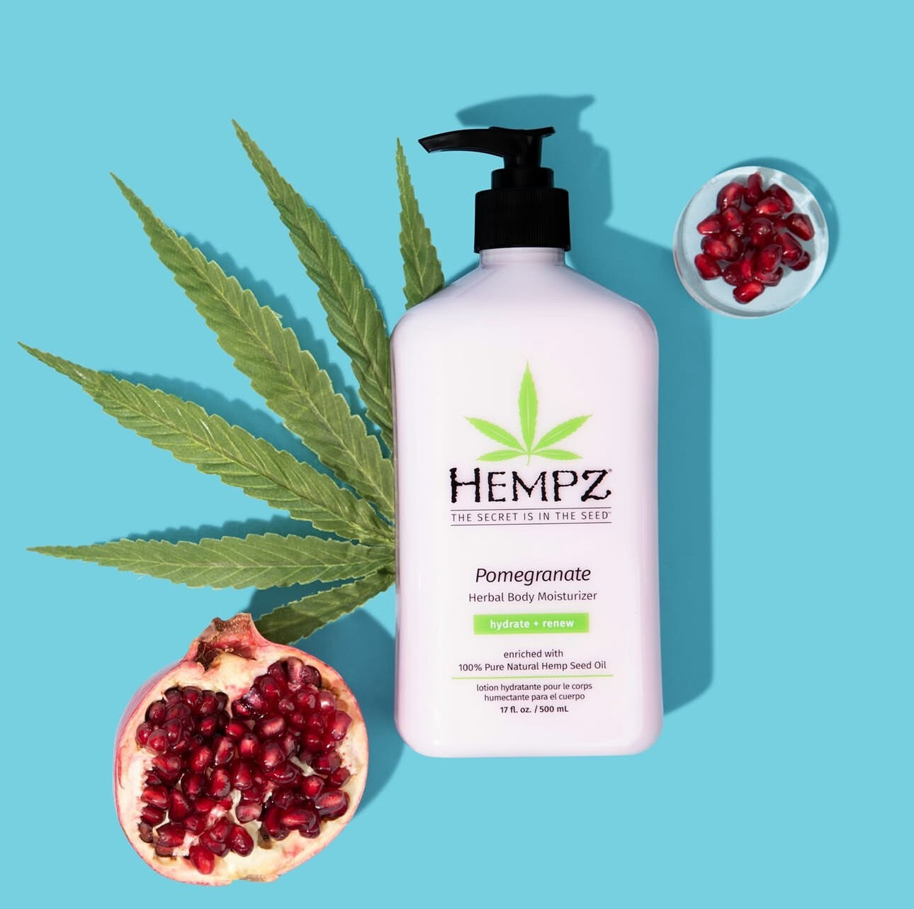 Молочко для тела Hempz Pomegranate Гранат, увлажняющее, 500 мл