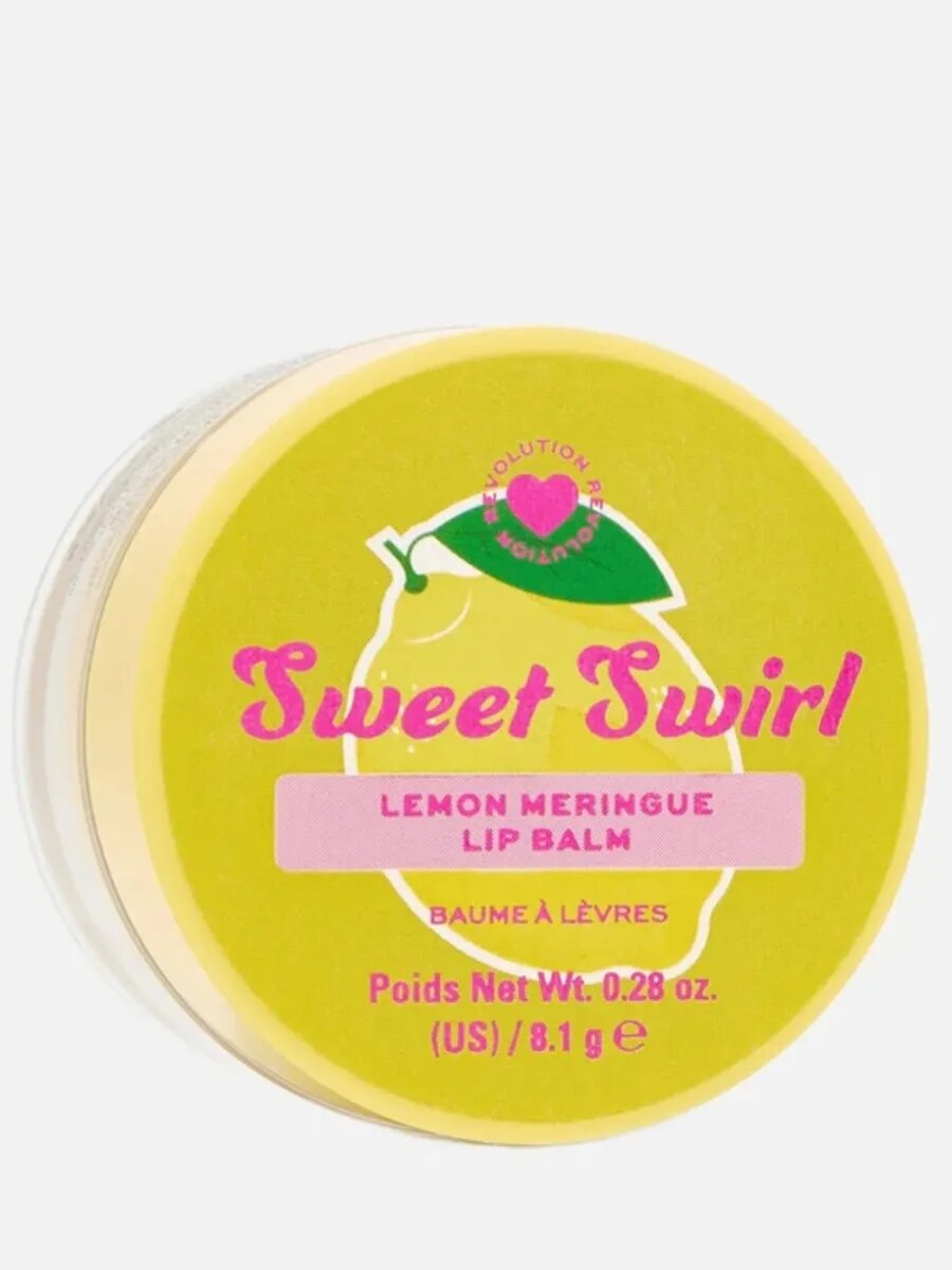 Бальзам для губ I HEART REVOLUTION sweet swirl lip balm Lemon Meringue
