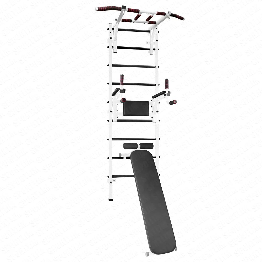 Шведская стенка для детей и взрослых, нагрузка 250 кг, цвет белый