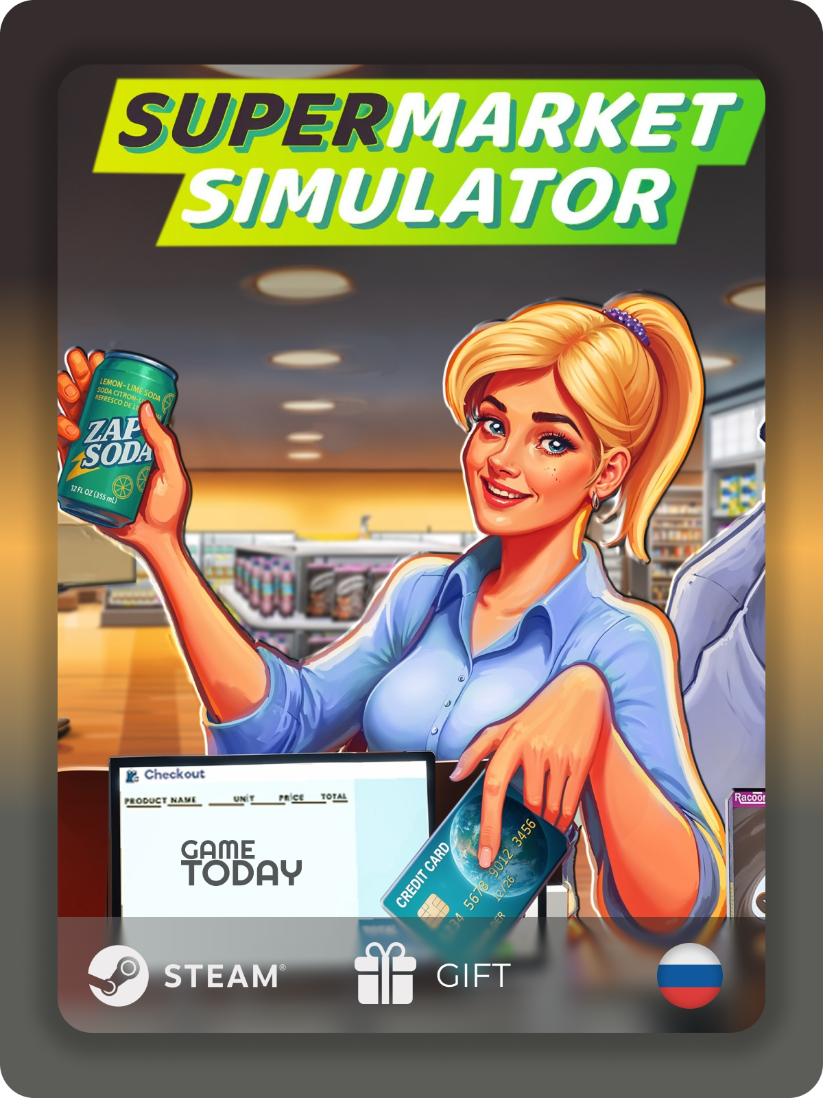 Supermarket Simulator | Игра в Steam | PC | Mac | Steam Deck | Отправка подарком | Регион активации Россия
