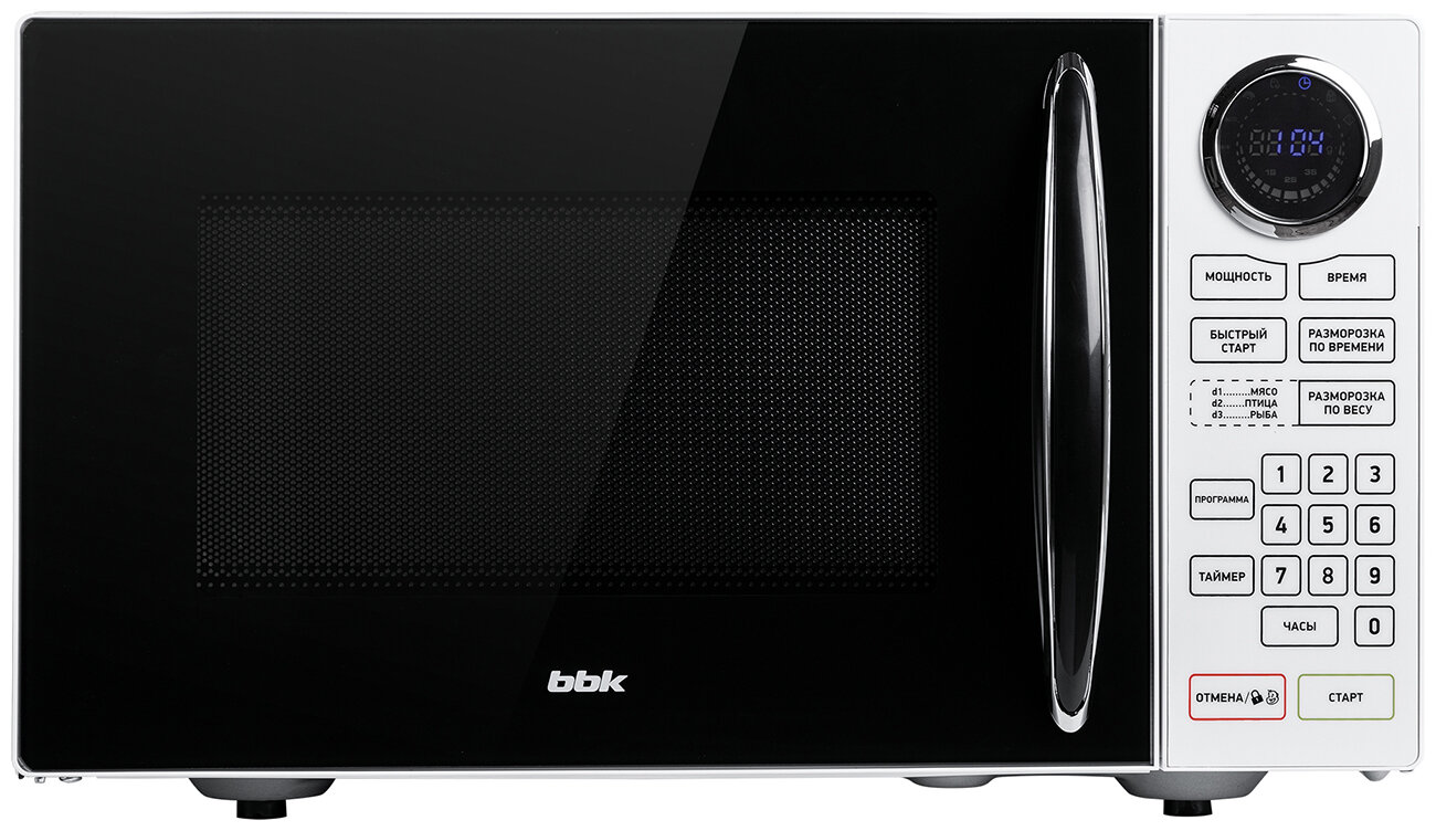 Микроволновая печь - СВЧ BBK 23 MWS-916 S/BW