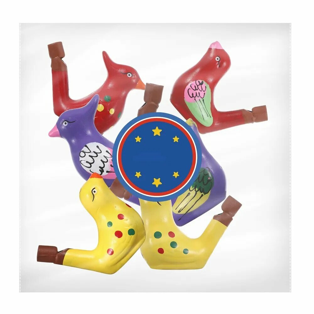 Керамические Свистульки В Форме Птицы, Забавный Свисток, 6 Шт, Подарок Для Детей На Вечеринку