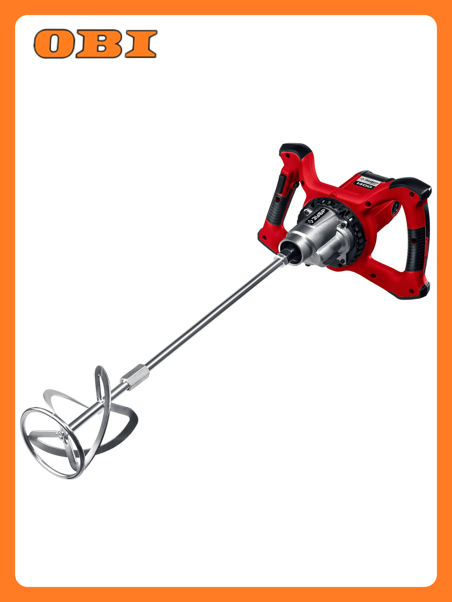 Миксер ручной электрический ЗУБР Мастер МР-1400-2 1400 Вт