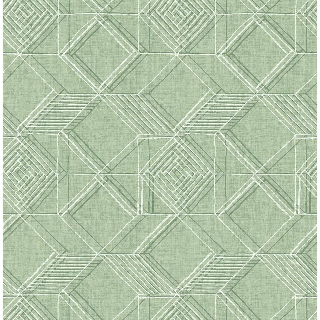 Обои Aura Pacifica FD26020 B; 0,52х10,05 м, флизелин, цвет зеленый