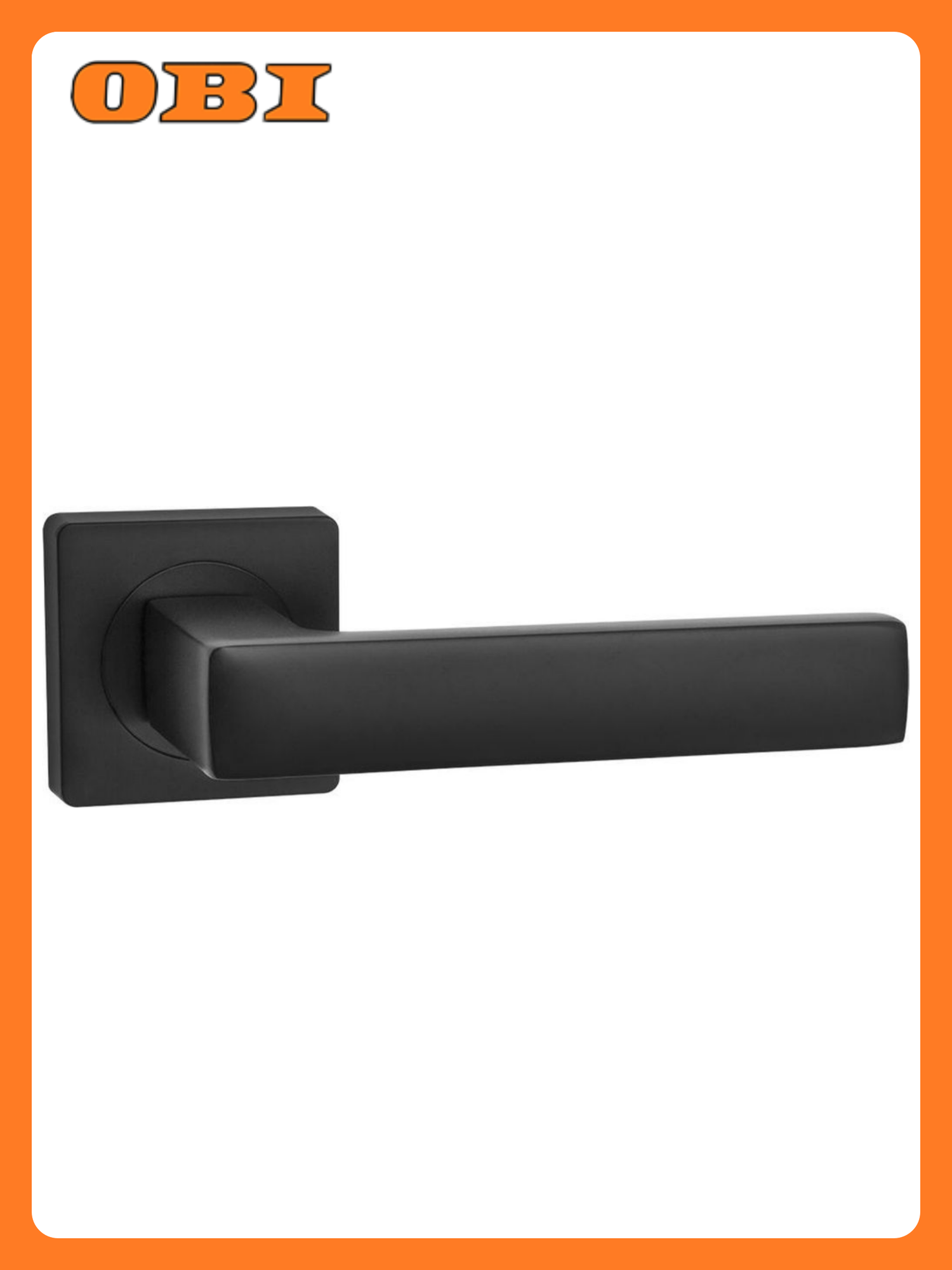 Дверная ручка раздельная K. JK51. OPTIMA (OPTIMA JK) BL-24 черный