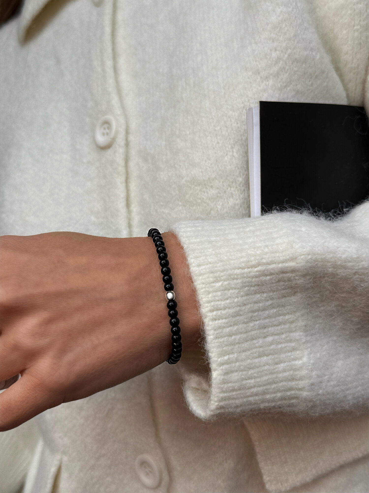 Браслет, оникс