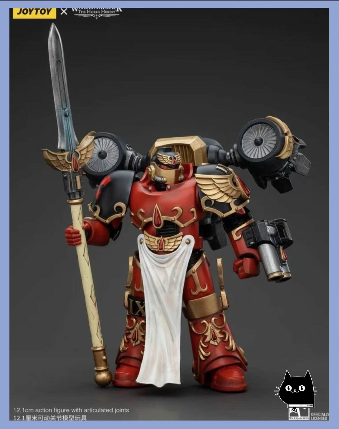 Эксклюзивная фигурка Warhammer 40000 Dawnbreaker Champion Blood Angels, коллекционная модель для подарка мальчику 14M в коробке