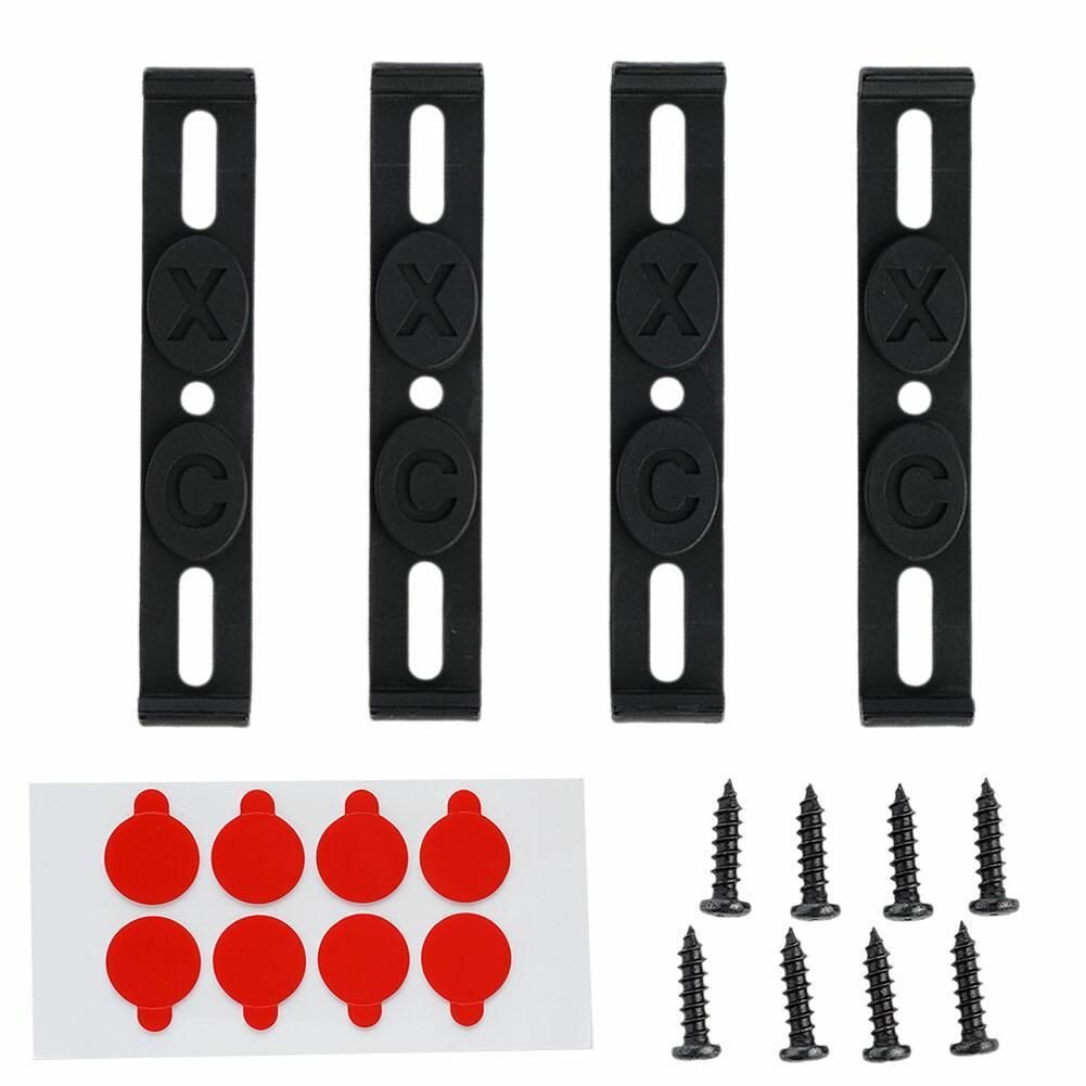 Комплект из 4 погодоустойчивых безрамных рамок для номерного знака автомобиля