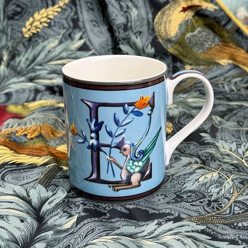 Сервиз Spode Vintage с буквой E, традиционная английская посуда для чая или кофе