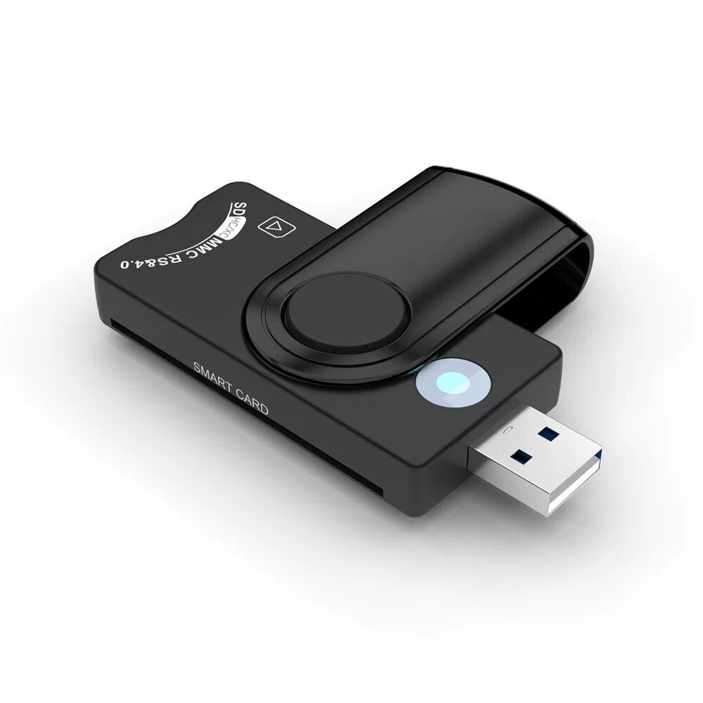 Новый USB2.0 считыватель смарт-карт для подачи налоговых деклараций, считыватель смарт-карт с поддержкой SD, TF и