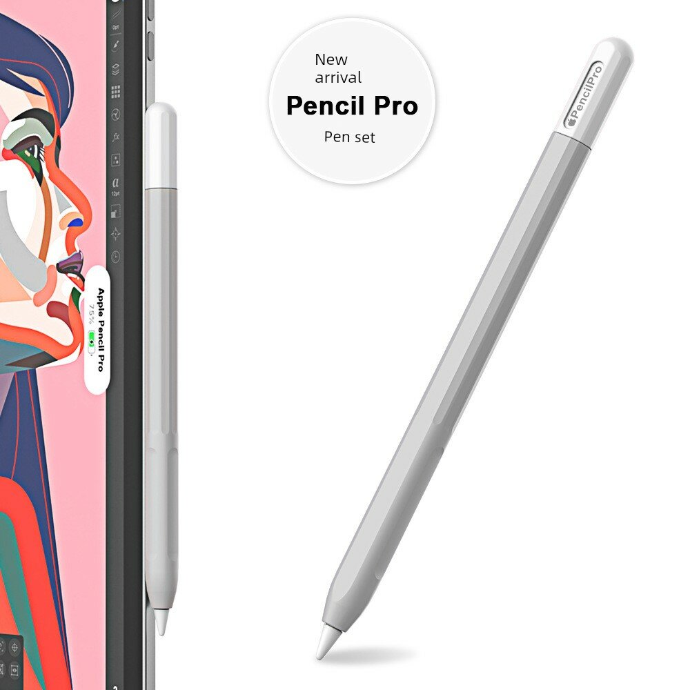 Подходит для Apple Pencil pro, чехол для ручки, новый емкостный чехол для планшета iPad, силиконовый противоскользящий